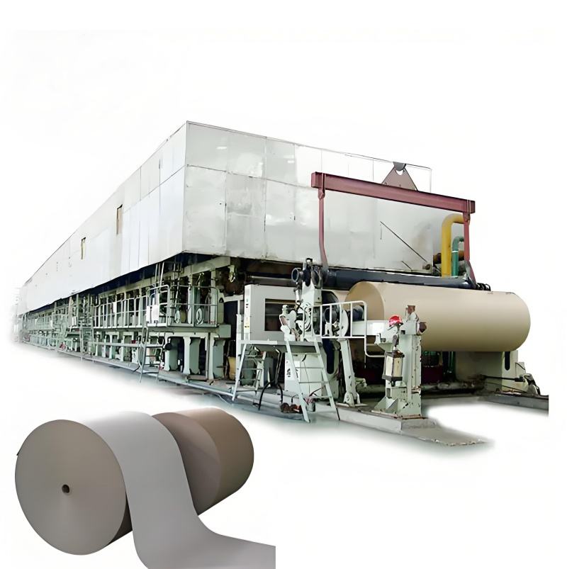 Recycled Material Corrugated Cardboard Making Machinery Kraft Mill ...