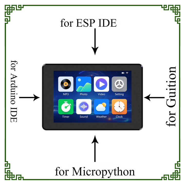 Esp32-s3 3.5 Inch Ips Capacitive Touchscreen Lcd Module With Housing ...