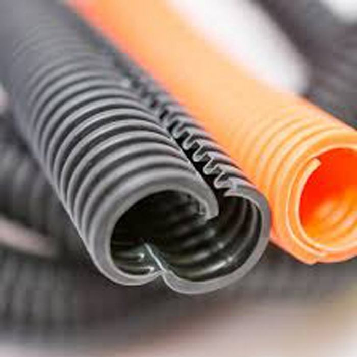 Heat Resistant ETFE Corrugated Tube Electrical Conduit Flexible Hose PE ...