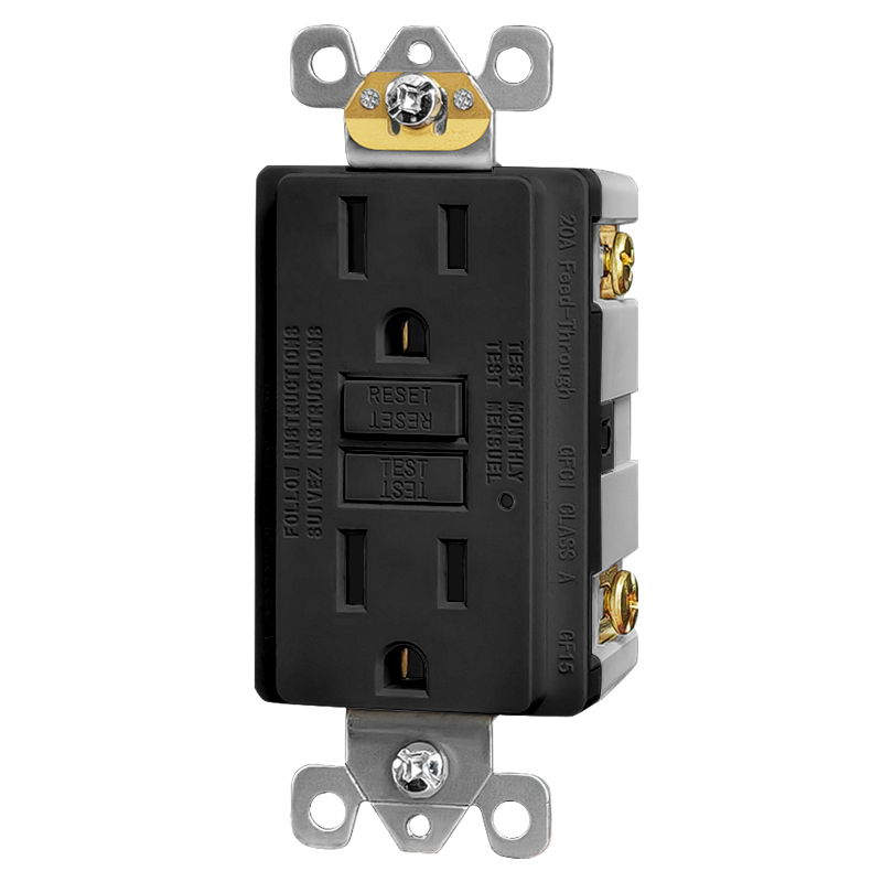 For Listed Copper GFCI Wall Socket Ground Fault Circuit Interrupt ...