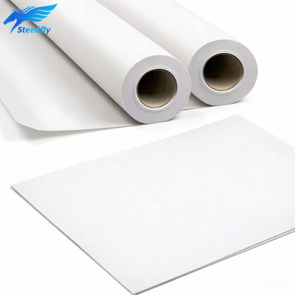 20lb Premium White Bond Plotter Paper Rolls-Eco-Friendly Moisture Proof ...