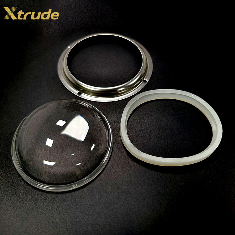 100mm 80 Degree High Transmistance Optical Borosilicate Glass Material ...