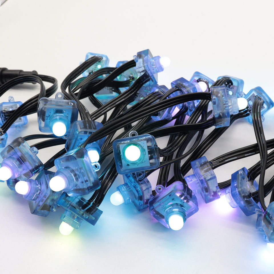 Smart RGB LED Pixel String Light IP67 Waterproof Programmable ...