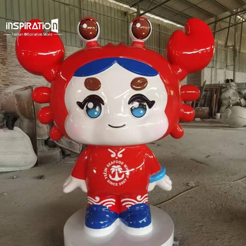 Quick Custom FRP Cartoon Sculpture for Dry Cleaners Laundry Service and ...