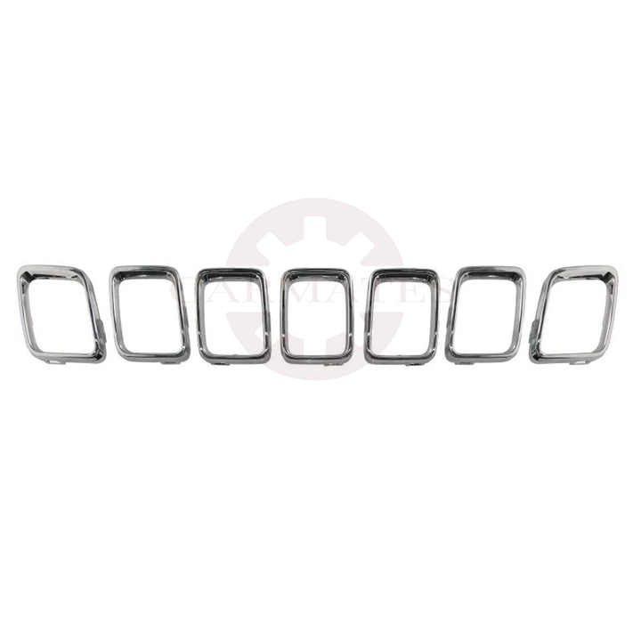 Chrome Grid Molding Radiator Grille Trim Ring for Jeep Compass 2017 ...