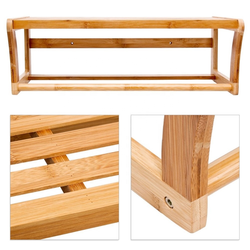 Maximize Space Efficiency with Durable wooden bath rack Solutions