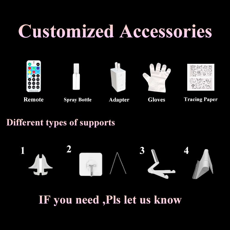 LED Message Board Color Changing Writing Board Reusable Notice Board ...