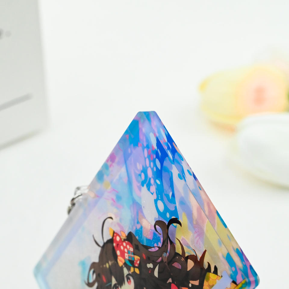Acrylic UV Printed Eco-friendly Quicksand Liquid Oil Floating Anime ...