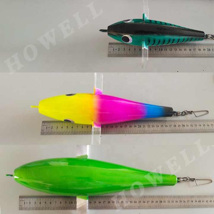 7" 10" 13" Wood Fly Bird Teaser Tuna Teaser Trolling Offshore Airplane ...