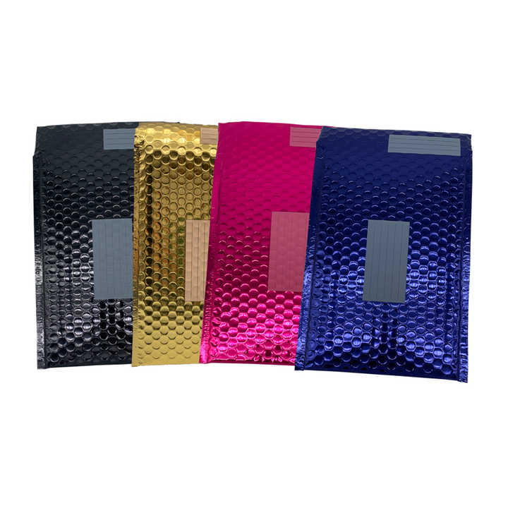 Custom Color Postage Envelope Bubble logo Metallic Poly Bubble Mailers ...