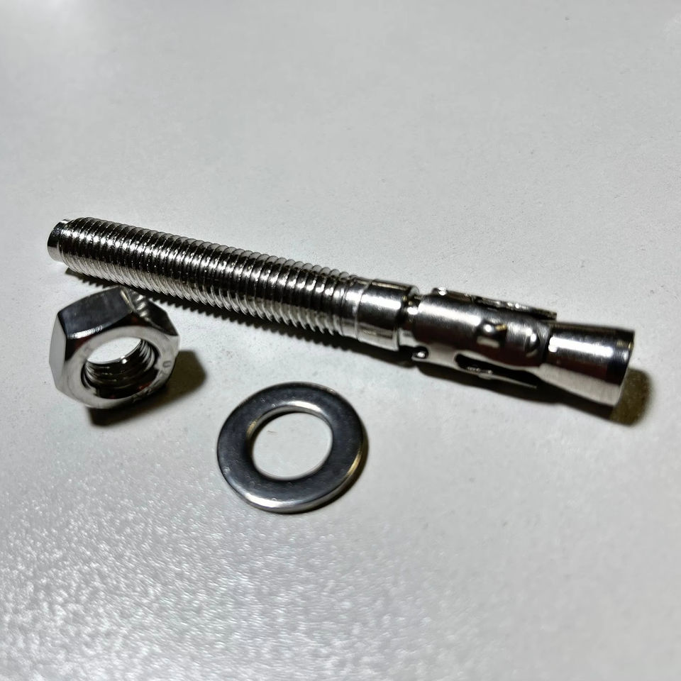 M12 30kN Stainless Steel ISO Certified Set Screw Piton Bolts Anchor ...
