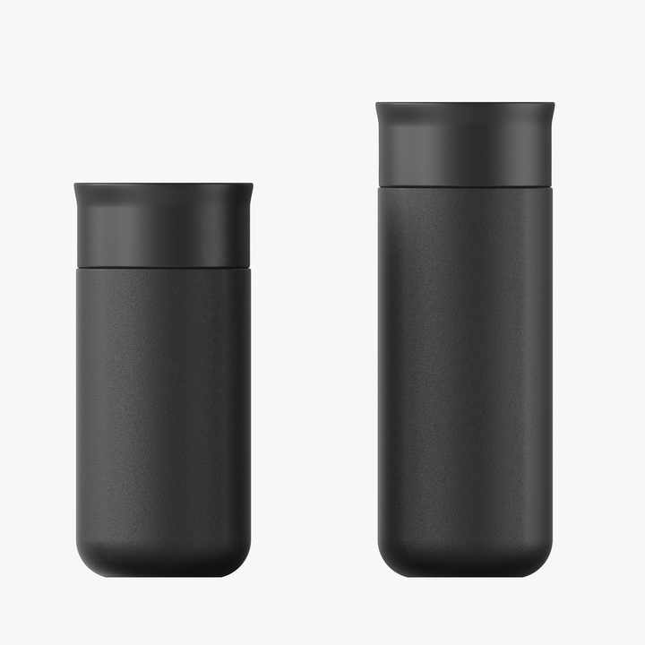 360 Degree Sipping Coffee Mug - Insulated Stainless Steel