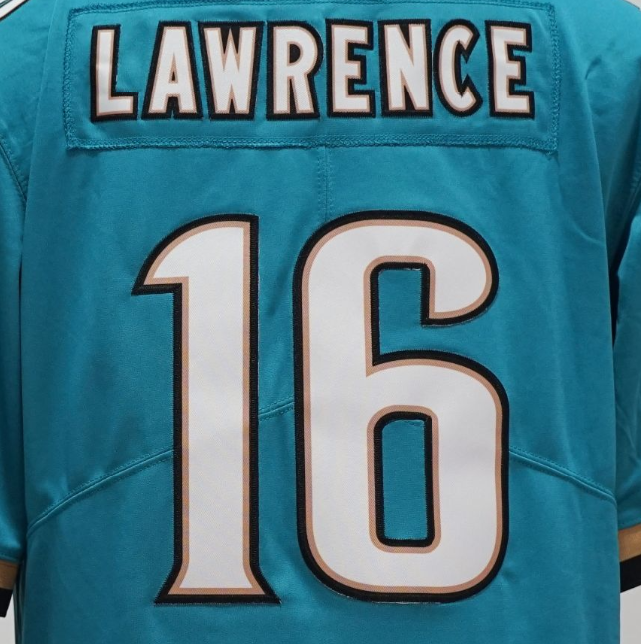 Travis Hunter Teal 2025 Draft 2nd Alternate Best Quality Stitched ...