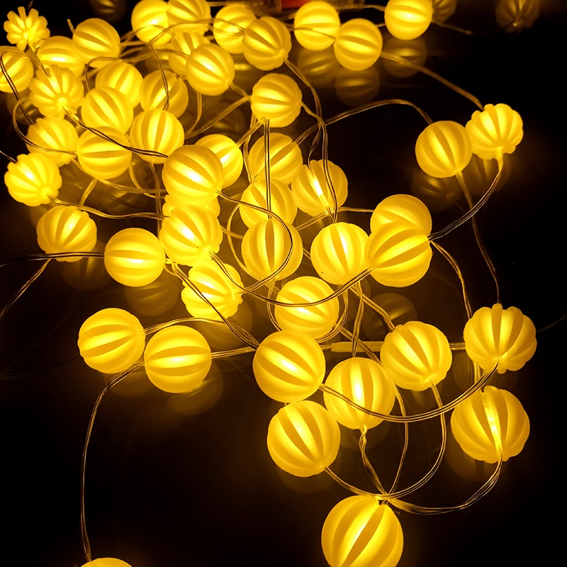 NY037002 Plastic ball LED string light-Taizhou Deco-Maker Arts and ...