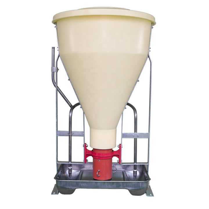 100 kg Stainless Steel Chassis Wet and Dry Pig Feeding Equipment ...