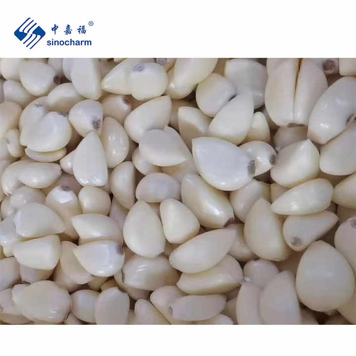 Sinocharm Brc a Supplier IQF White Garlic Cloves 1kg Frozen Peeled ...