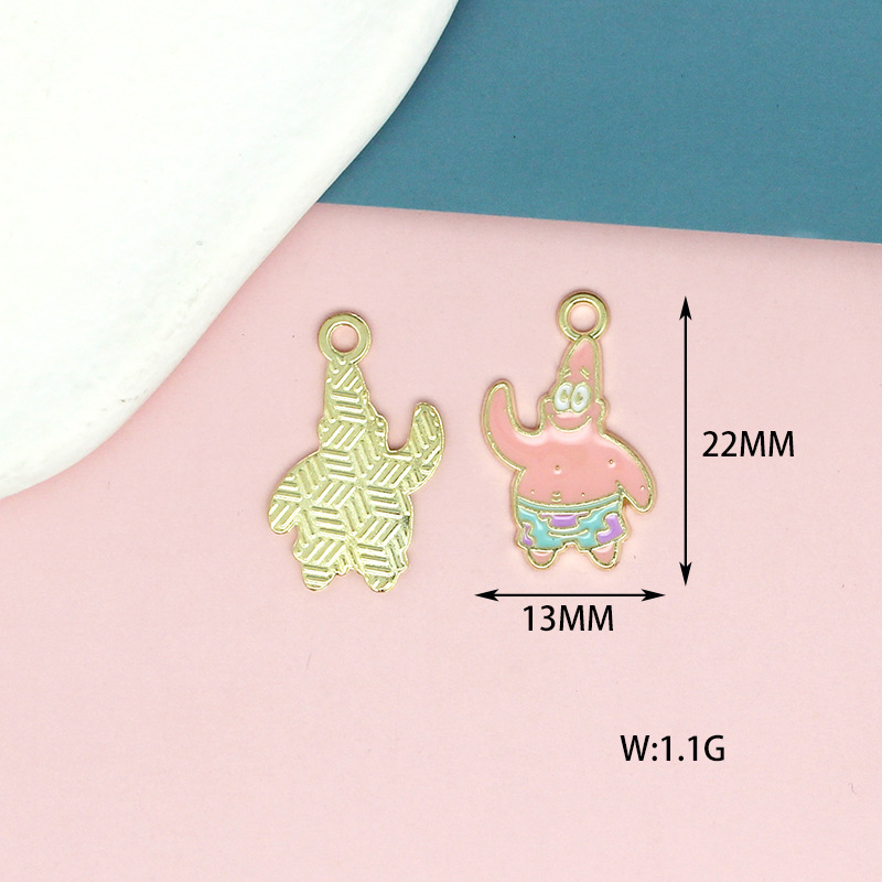 Cartoon Spongebob Squarepants Patrick Star Pendant Key Chain