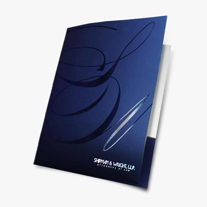 Custom UV logo A4 School Document Folder Business Folder Presentation ...