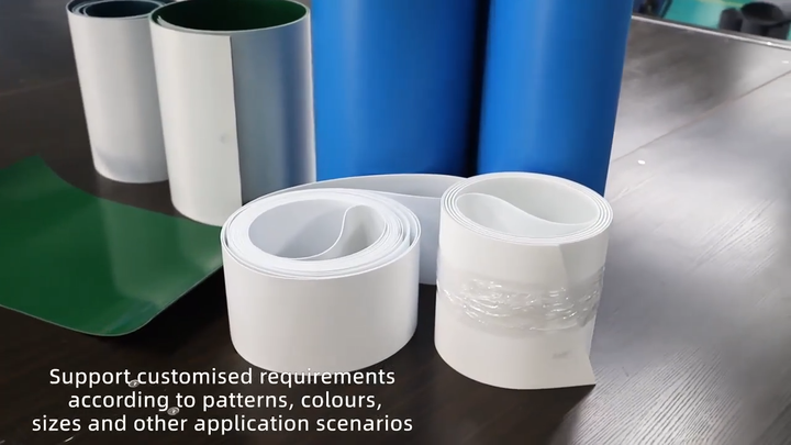 YONGLI Green Smooth Matte 3mm PVC Conveyor Belt - Durable & Versatile