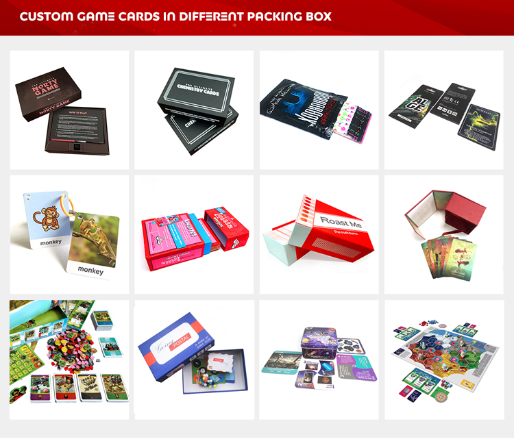 Custom Board Game Card Printing With Chamshell Magnet Box - Buy Game ...