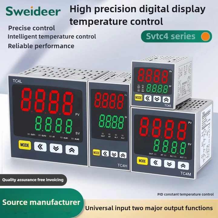 Industrial LCD Digital Temperature Controller PID SSR Output Heating ...