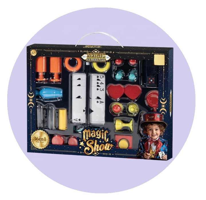KSF Portable Magic Kit for Kids Beginners Illusion Set with Coin and ...