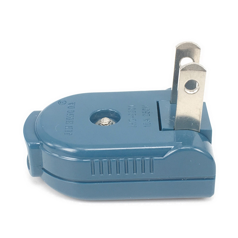 2 Flat Pin Plugs - Reliable Power Solutions for Home & Travel