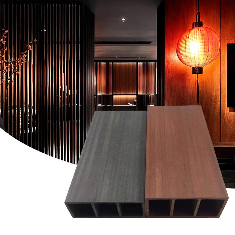 Eco-friendly Moisture-proof Waterproof Fire Retardant WPC Timber Tube ...