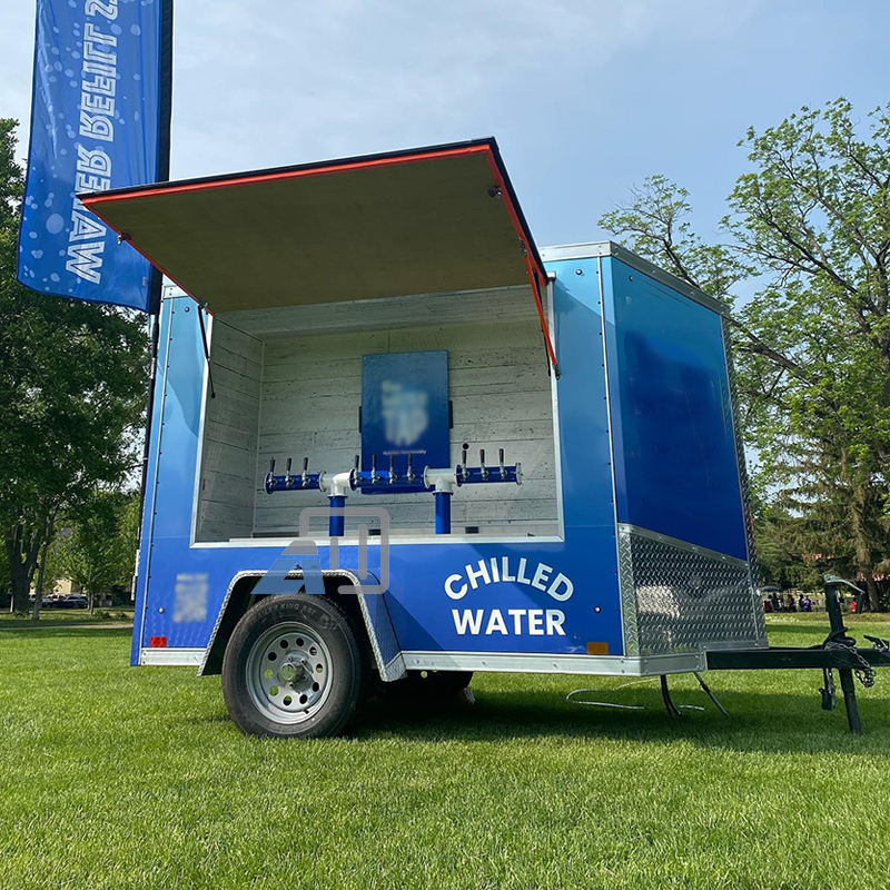 Mobile Outdoor Event Water Station with 6-10 Taps Fiberglass Bottle ...
