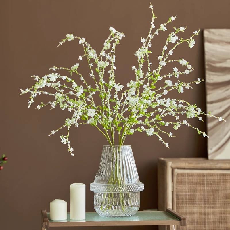 Artificial Single Branch Long Stem Snow Willow Flower Wedding ...