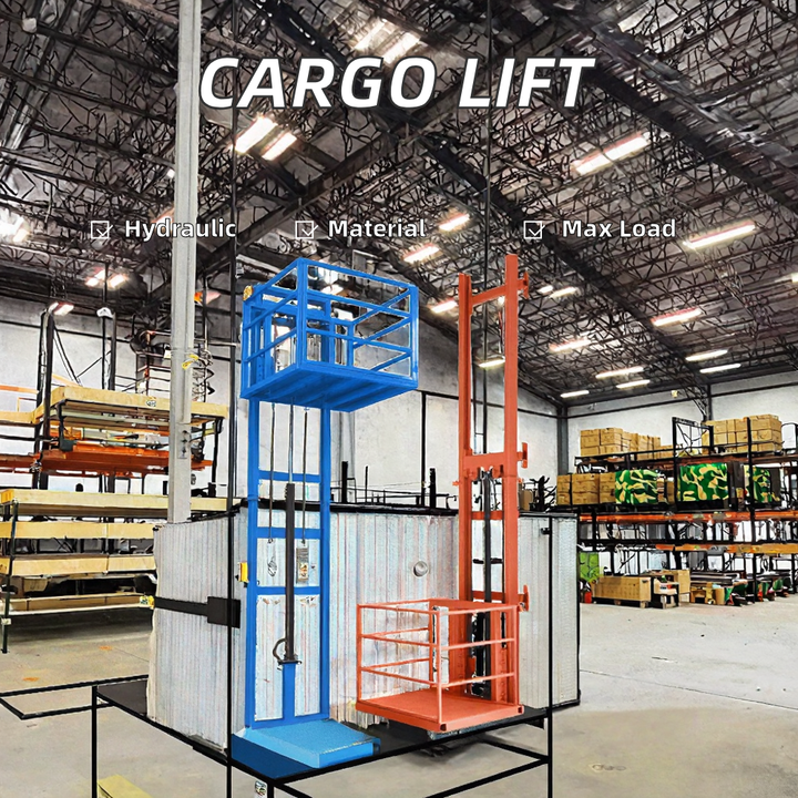 Electric Hydraulic Lift Freight Elevator Factory Small Simple Hoist ...