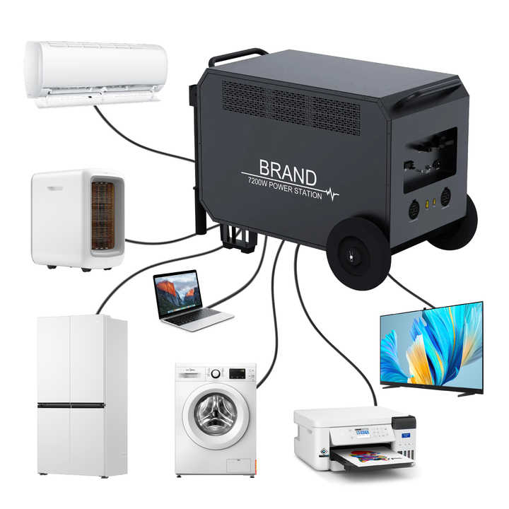 Wholesale Portable 7200W MPPT Solar Station for Cars