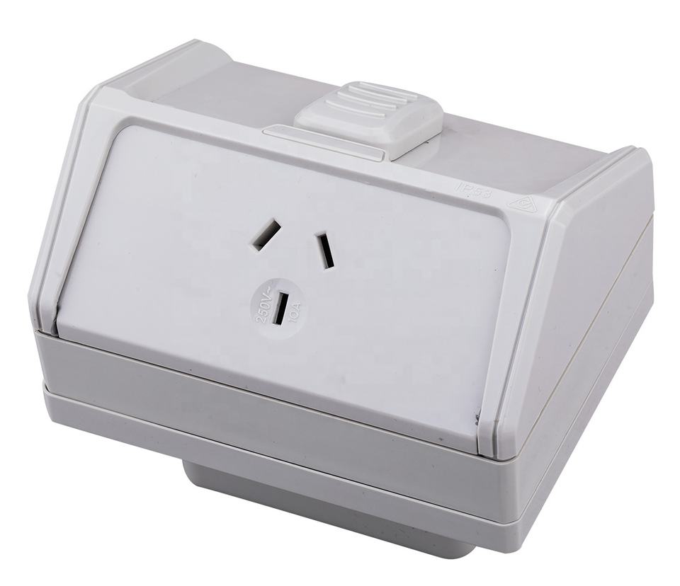 AS/NZS Standard Whole Range IP53 Socket 250V 10A Australia Weatherproof ...