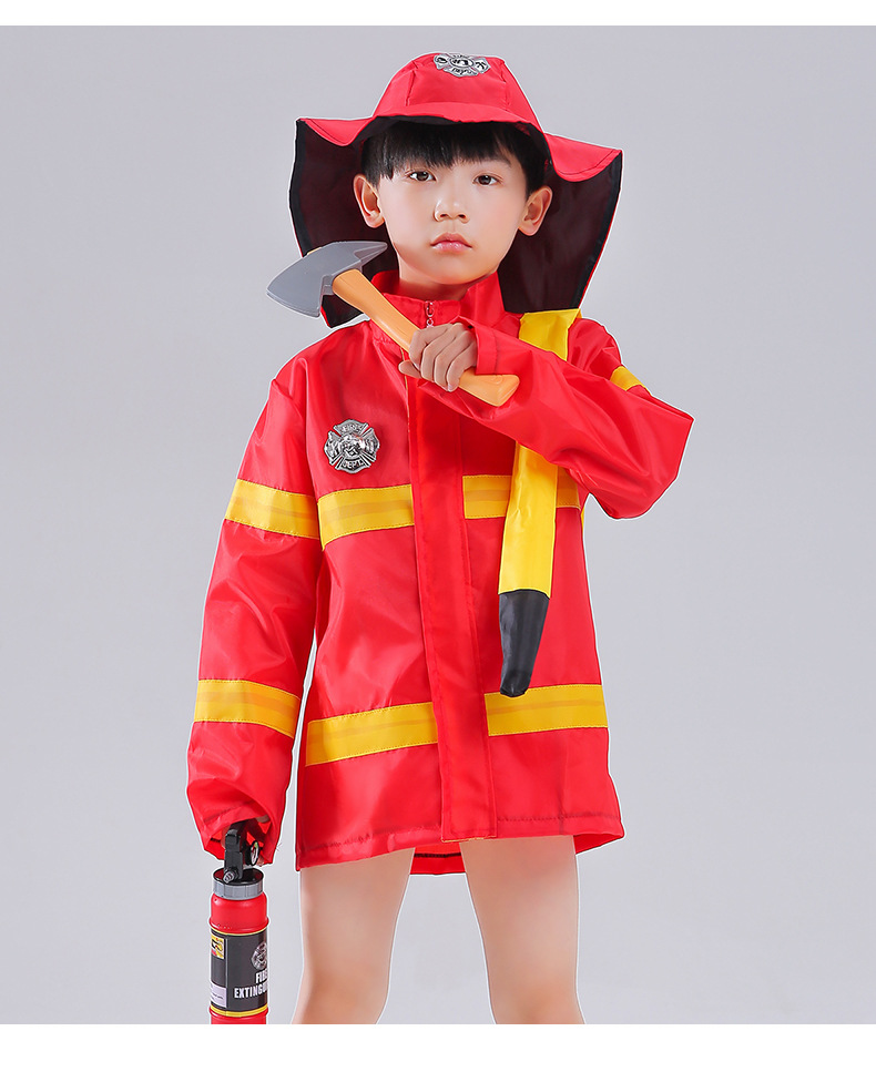 Kid Fireman Costume manufacturer, company | Yiwu Shengpai Costume Co., Ltd.