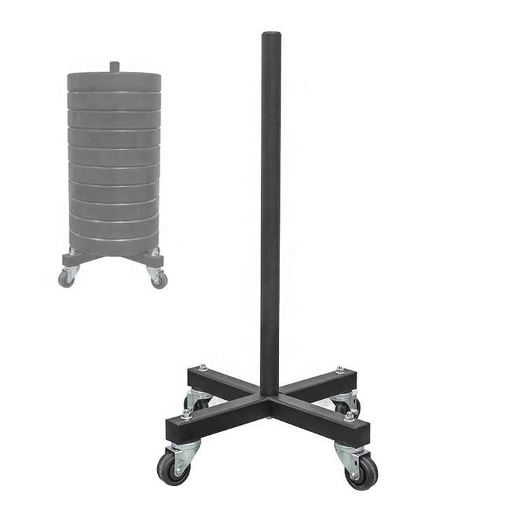 VIGFIT Weight Plate Stacker Rack With Wheels Rollable Stacking Stand ...
