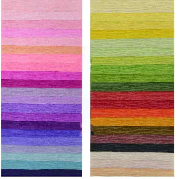 Crepe Paper Rolls Crepe Paper Sheets with Green Floral Iron Wire Floral ...