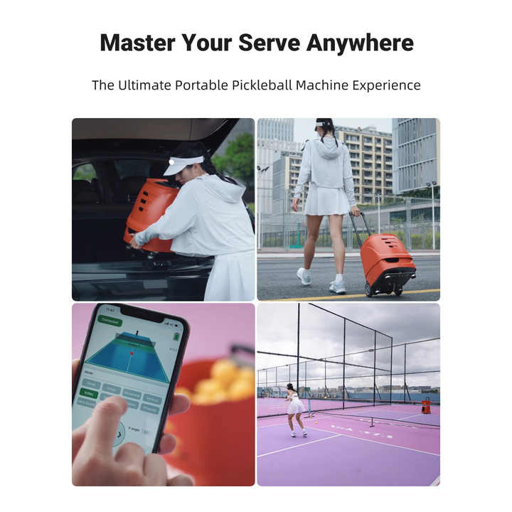 Automatic Electric Pickleball Machine with APP Control & Training Aid