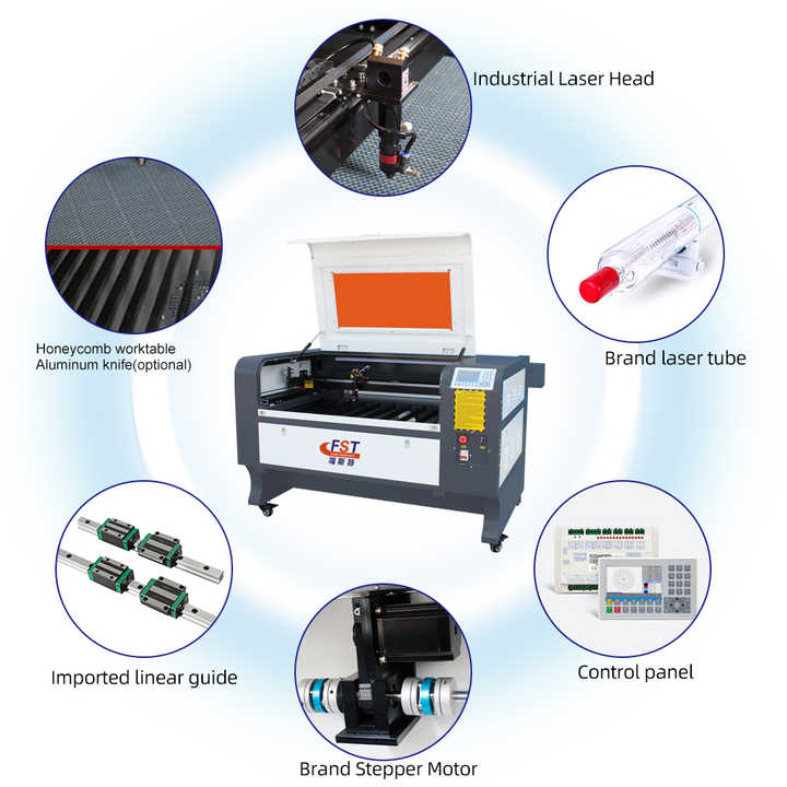 FST-9060 CO2 Laser Cutter - Precision Engraving Machine