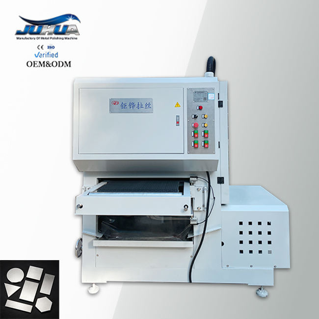 JUHUA Automatic Stainless Steel Sheet Brushing Machine Metal Surface ...