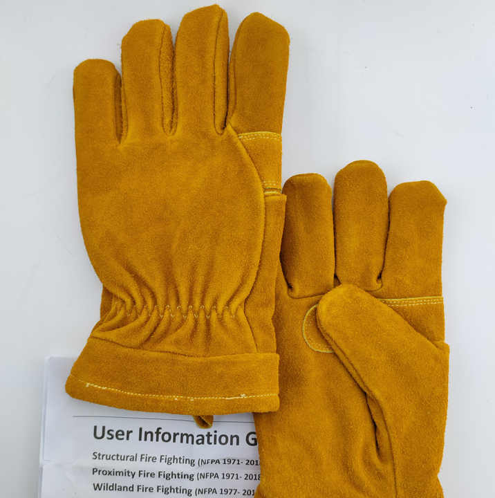 SEI NFPA Approved Leather Firefighting Gloves NFPA Wildland Flame ...