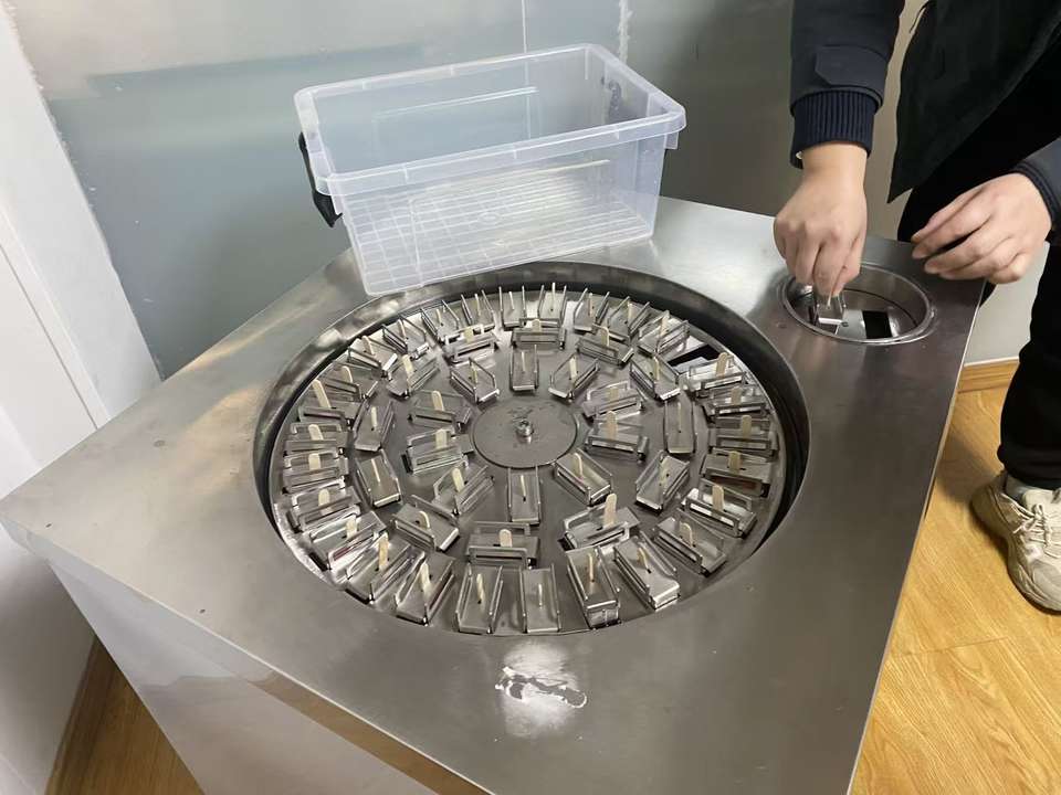 Ice Roll Machine High Speed Rotary Popsicle Ice Cream Stick Production ...