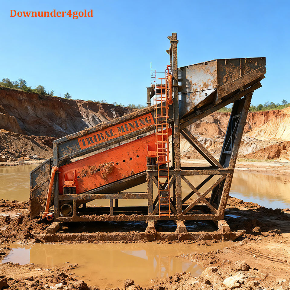 500 Tph Gold Shaker Deck for Placer Gold Mining - Durable & Efficient