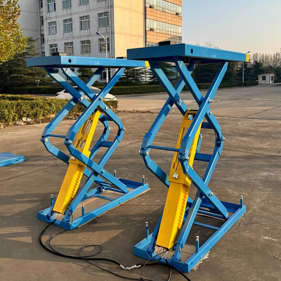 3.5T Hydraulic Floor-Mounted Lift - Space-Saving Stable Lifting, Fits ...