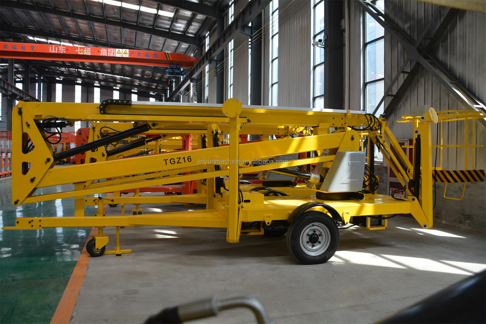 14m Hydraulic Manlift - Towable Cherry Picker for Sale
