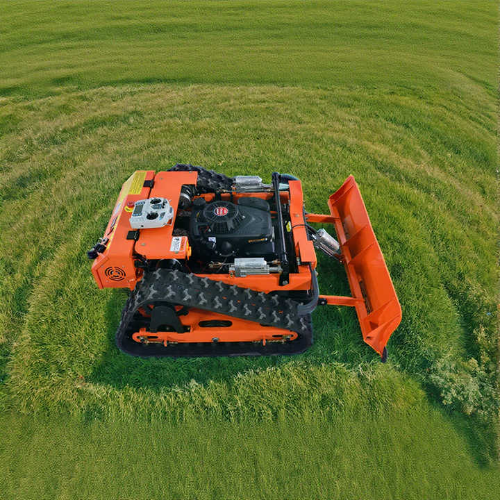 China Design Engine Tracked Cutting Machine electric Lawn Robot zero ...