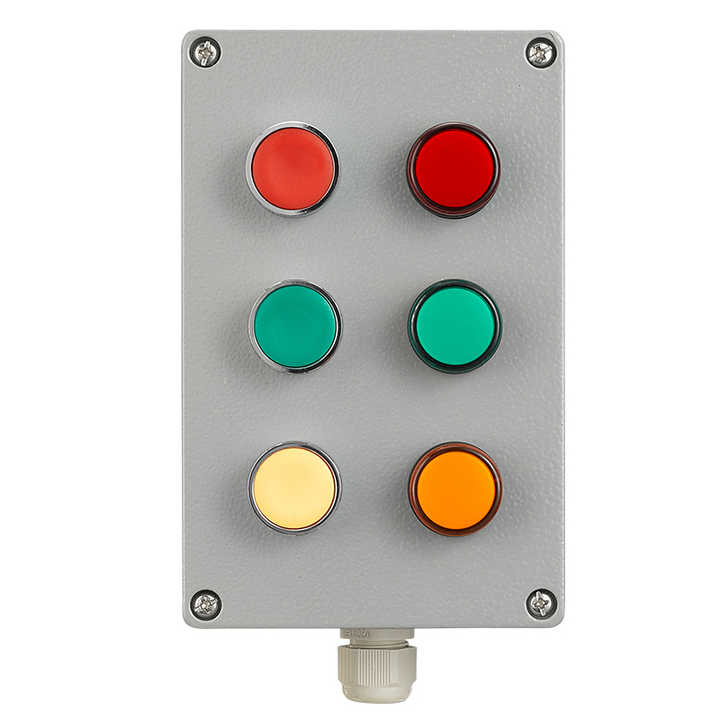 Cast Aluminium Push Button Switch - Waterproof Control Box