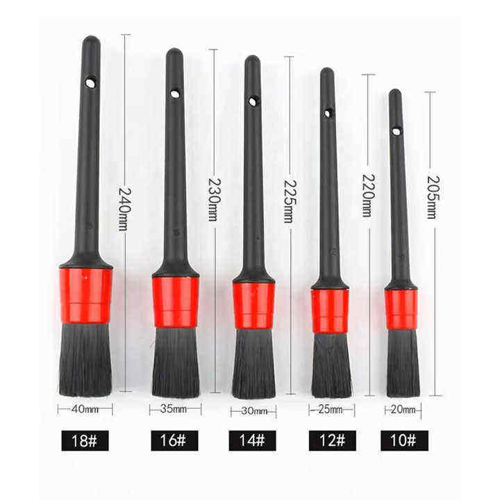 5pcs Car Wash Detailing Brush Auto Cleaning Tools Set Dashboard ...