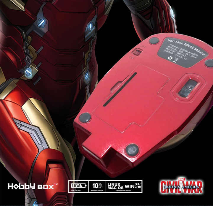 Genuine Iron Man 2.4G Wireless Mouse| Alibaba.com