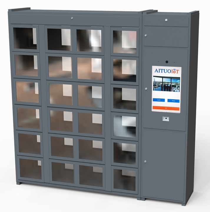 Smart Food Locker - Efficient Double Side Delivery Cabinet