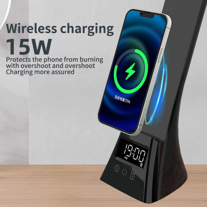 Creative Multifunctional Folding Wireless Charging PC Desk Lamp with ...